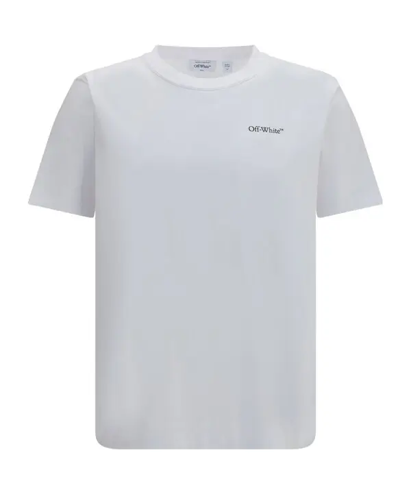 Off-White Small Bookish Logo-print T-shirt - White