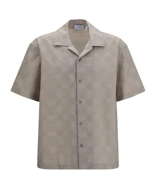 Off-White Short-sleeved Shirt - No