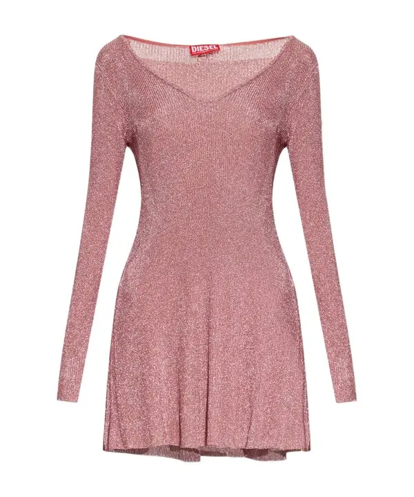 DIESEL® Dalila Metallic Knitted Dress