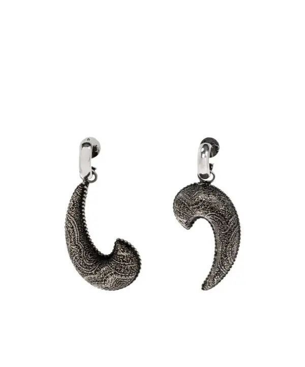 Etro Drop Earrings With Arnica Paisley - Silver