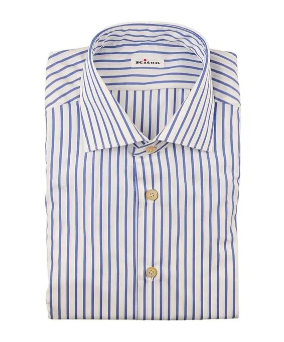 Kiton Vertical-stripe Shirt