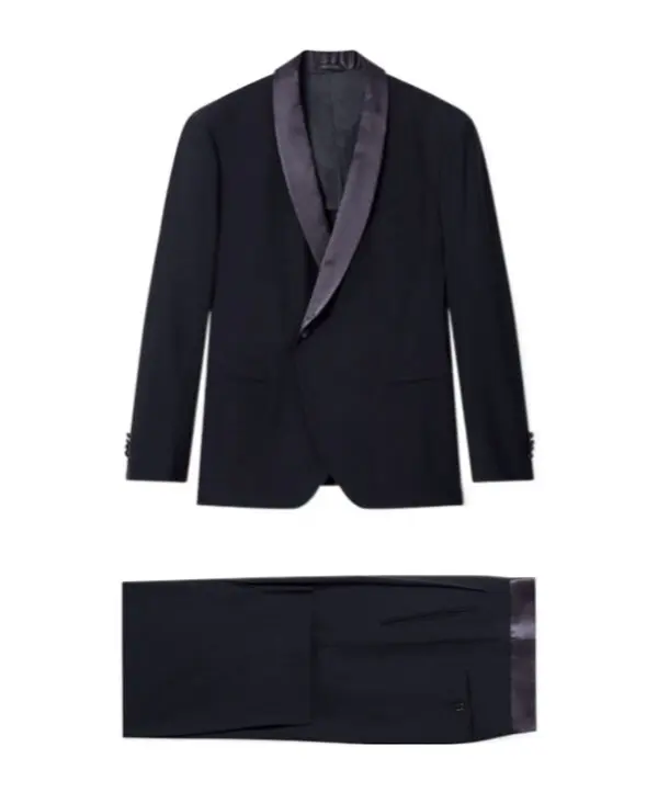 Giorgio Armani Satin Shawl Lapel Suit