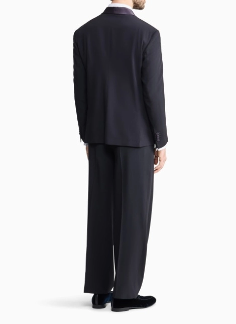 Giorgio Armani Satin Shawl Lapel Suit