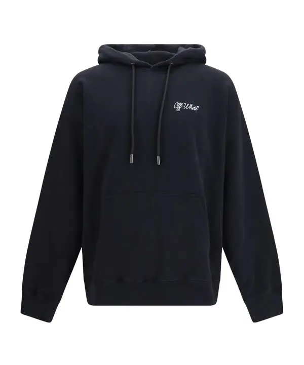 Off-White Script Logo Skate Hoodie - Black