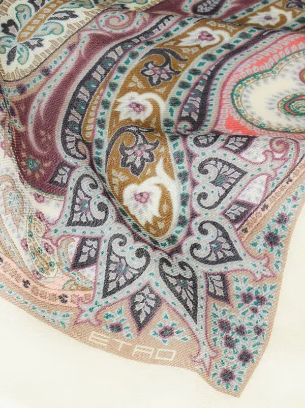 Etro Multicoloured Cashmere Scarf