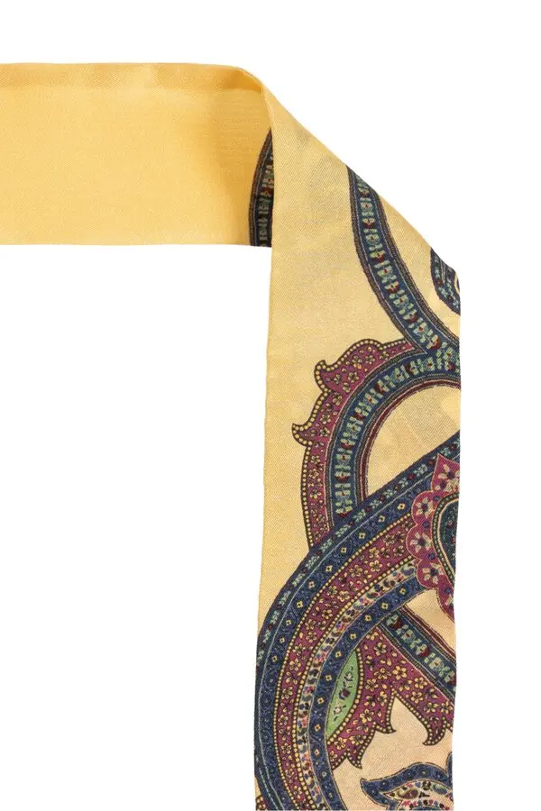 Etro Patterned Silk Scarf
