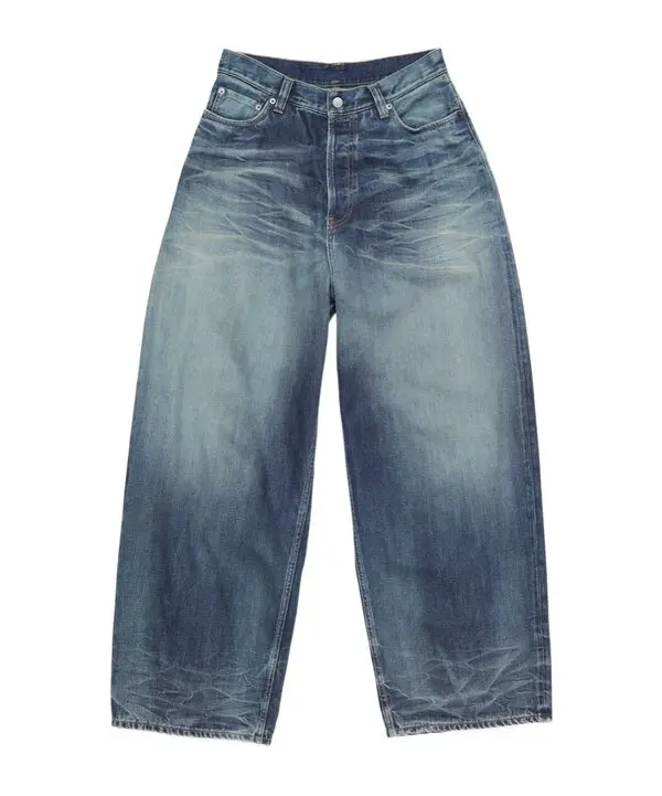Acne Studios Mid Waist Baggy Jeans - Medium Blue