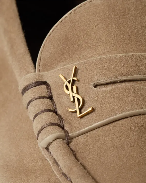 Saint Laurent Le Loafer Supple In Suede