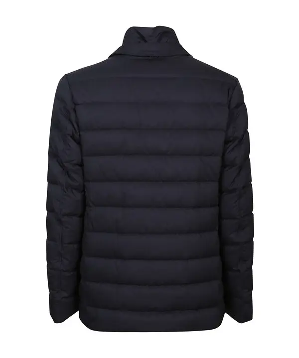 Herno Layered-effect Quilted Down Jacket