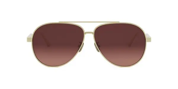 Dior Diorcannage A1u Pilot Frame Sunglasses - Bright Gold/brown