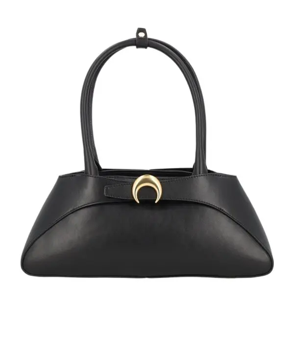 MARINE SERRE Aurora Top Handle Bag - Black