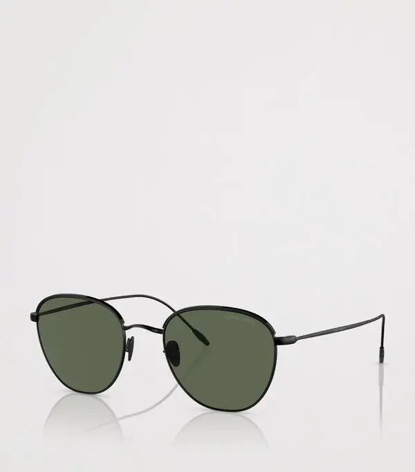 Giorgio Armani Rounded Square Sunglasses