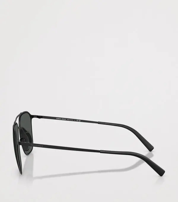 Giorgio Armani Metal Aviator Sunglasses