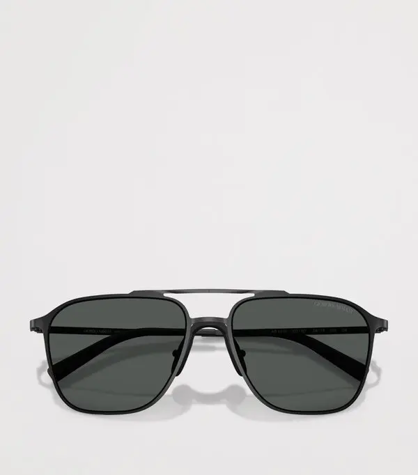 Giorgio Armani Metal Aviator Sunglasses