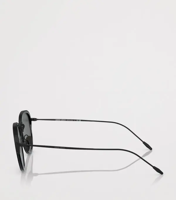 Giorgio Armani Metal Round Sunglasses