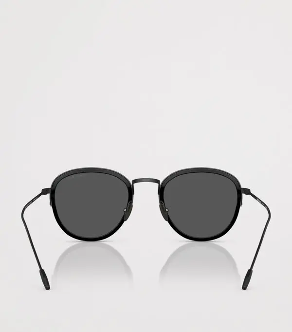 Giorgio Armani Metal Round Sunglasses