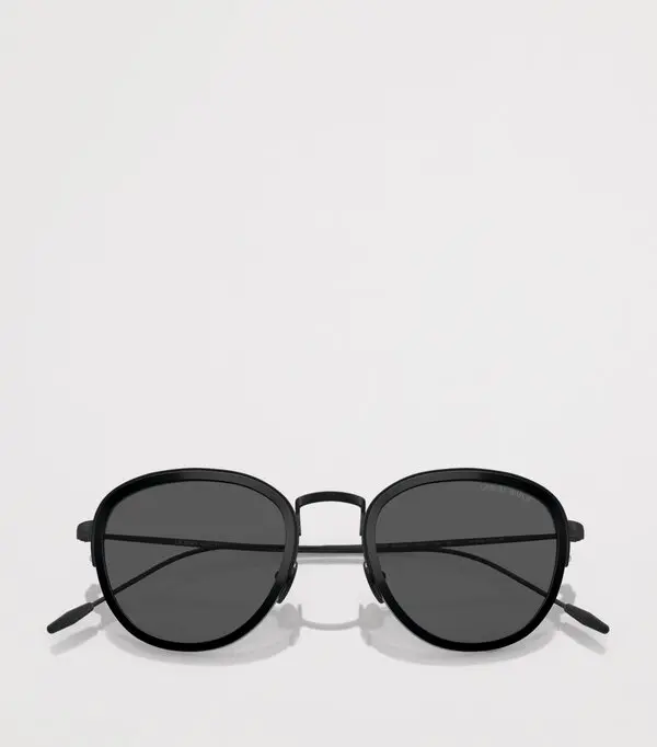 Giorgio Armani Metal Round Sunglasses