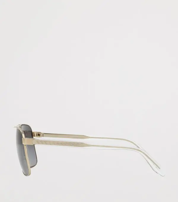 Versace Steel Square Sunglasses