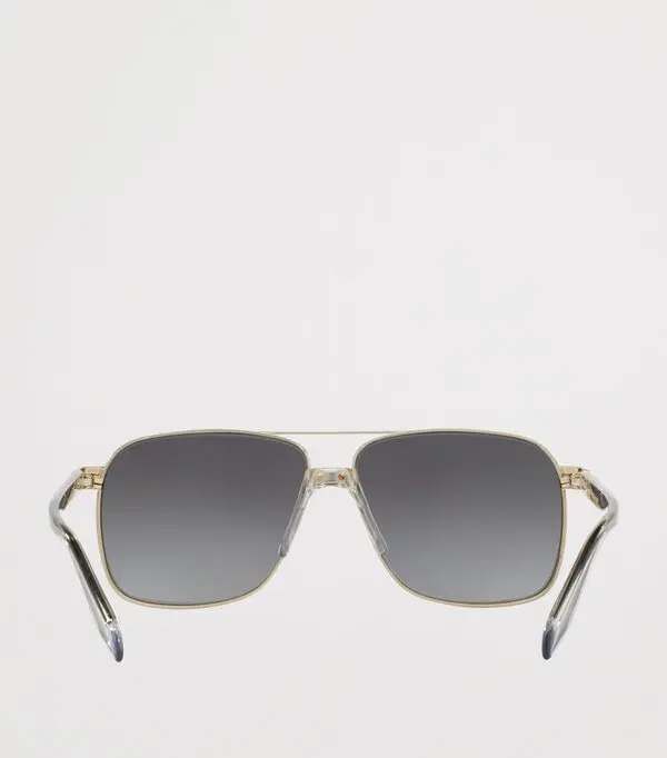 Versace Steel Square Sunglasses