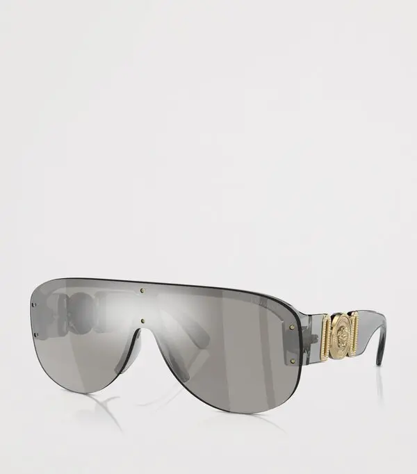 Versace Aviator Sunglasses With Medusa Detail