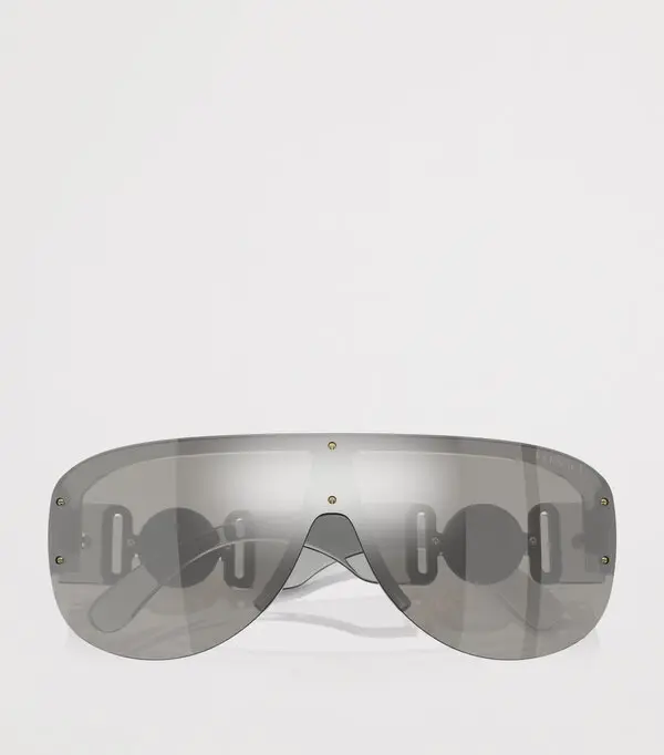 Versace Aviator Sunglasses With Medusa Detail