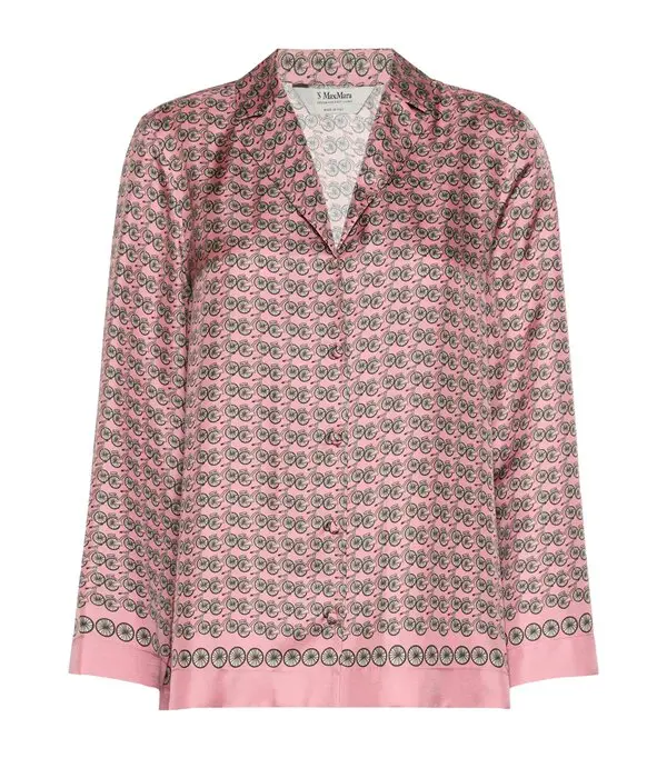 Max Mara Silk Printed Shirt