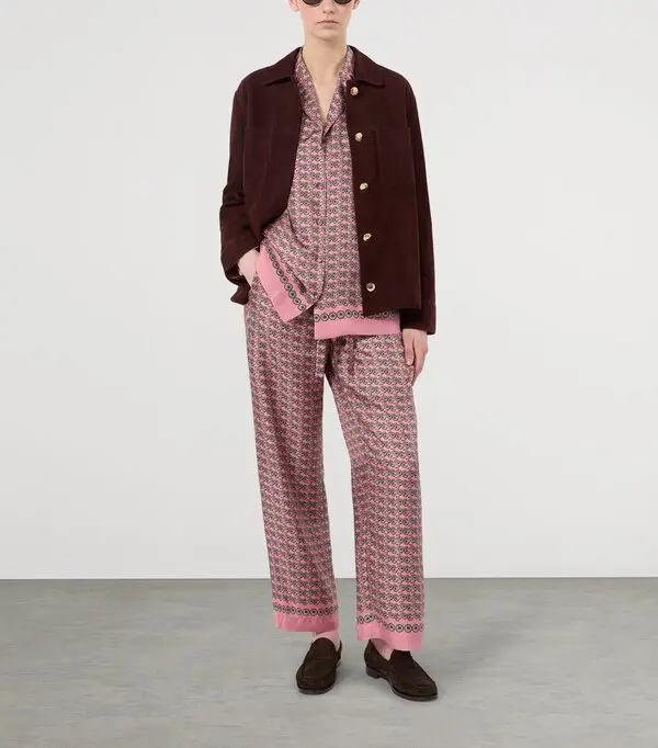 Max Mara Silk Printed Shirt