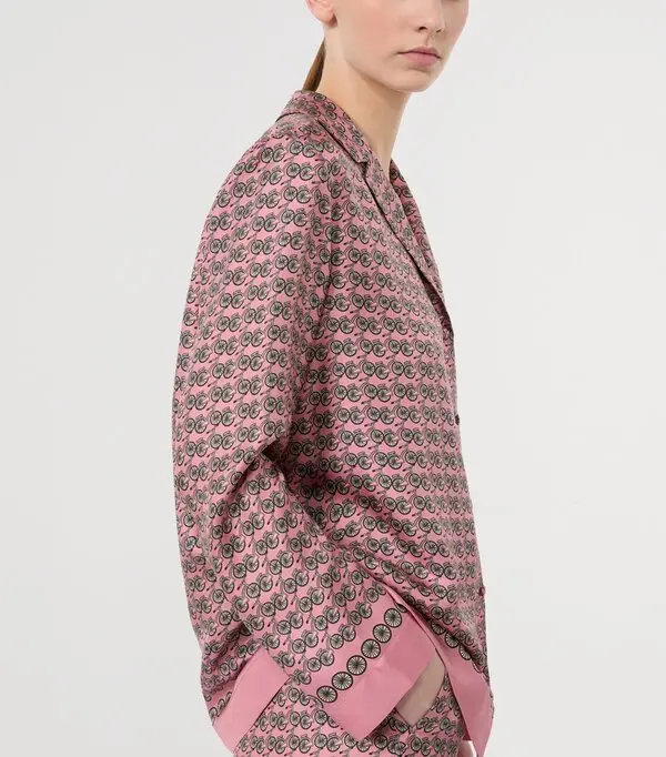 Max Mara Silk Printed Shirt