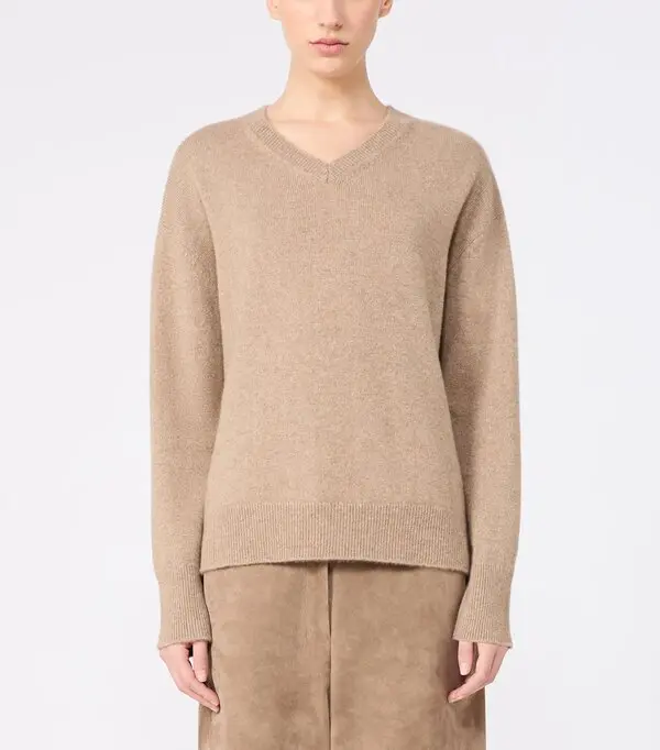 Max Mara Cashmere V-neck Sweater