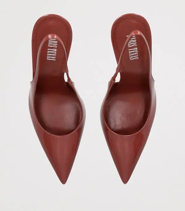 Paris Texas Patent Leather Lidia Slingback Pumps 105