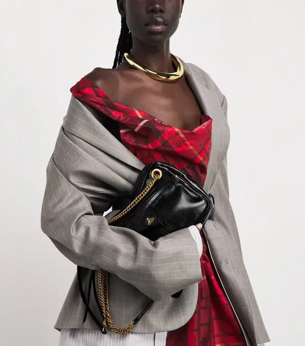 VIVIENNE WESTWOOD Medium Leather Shoulder Bag