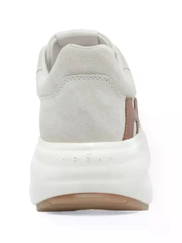Hogan Logo-patch Platform Sneakers - Neutrals