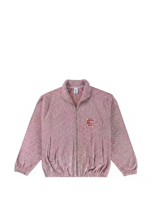 ERIC EMANUEL Bouclé Logo-embroidered Sweatshirt