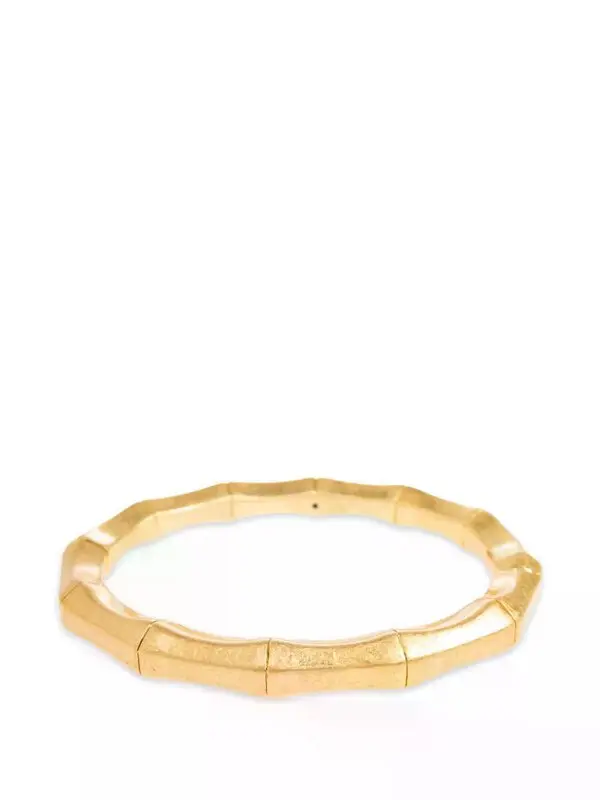 ALLSAINTS Bamboo-effect Engraved-logo Bracelet