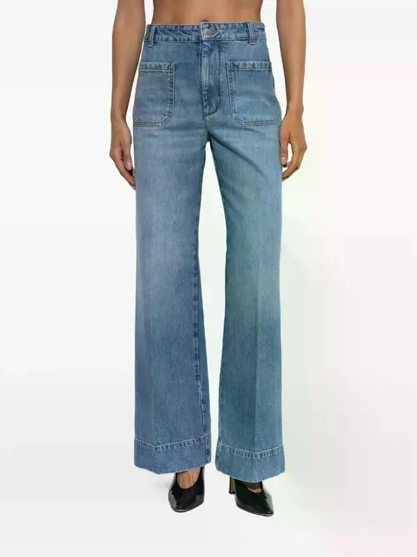 Victoria Beckham Alina Wide-leg Jeans