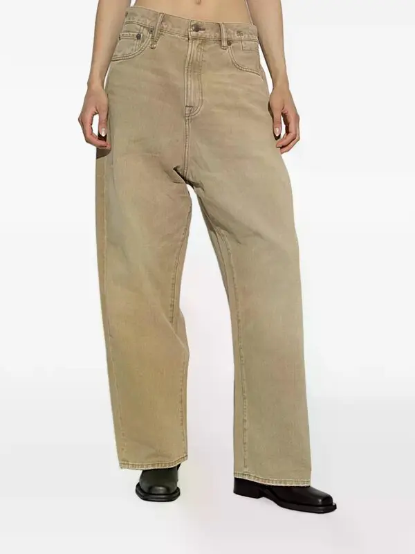 R13 Logo-patch Straight-leg Jeans