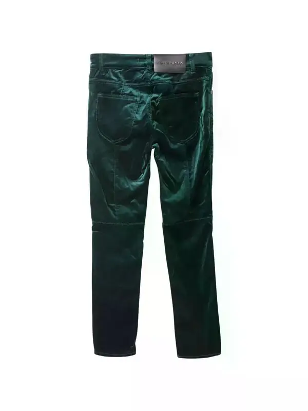 Pierre Balmain Velvet Slim-fit Trousers