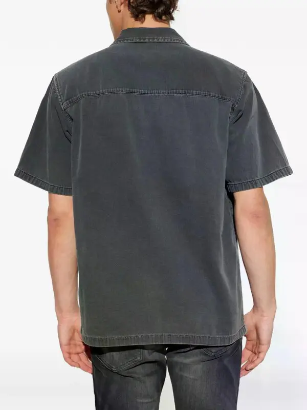 DIESEL® D-nabil-p Bowling Short-sleeve Denim Shirt