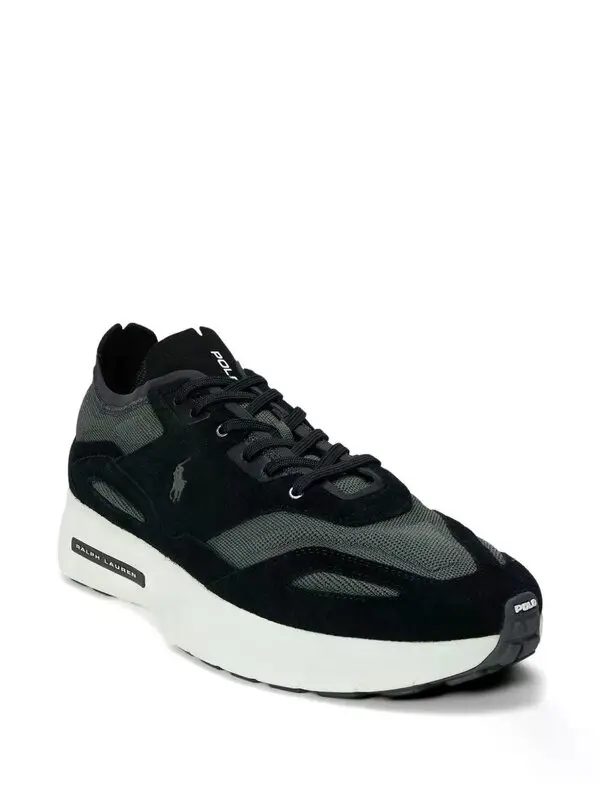 Polo Ralph Lauren Boerum Suede Panelled Sneakers - Black