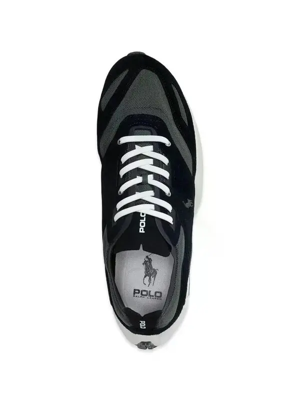 Polo Ralph Lauren Boerum Suede Panelled Sneakers - Black