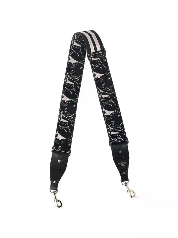 Valentino Garavani Rockstud Abstract Pattern Bag Strap