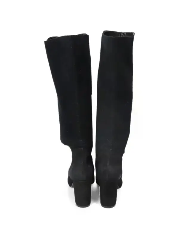 STUART WEITZMAN Livia 80 Knee-high Suede Boots