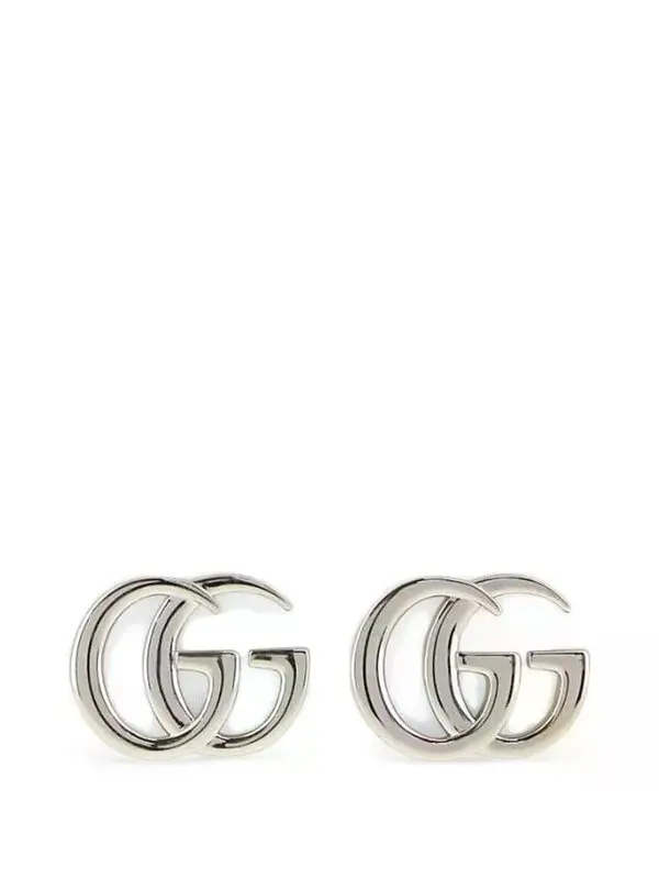 Gucci Gg Marmont Stud Earrings - Silver