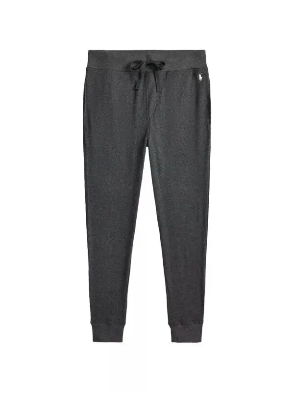 Polo Ralph Lauren Waffle-knit Embroidered Pony Pyjama Pants - Grey