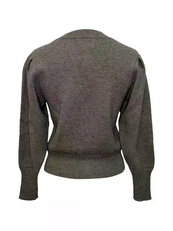ISABEL MARANT VINTAGE Kelaya Puffed-sleeve Sweater