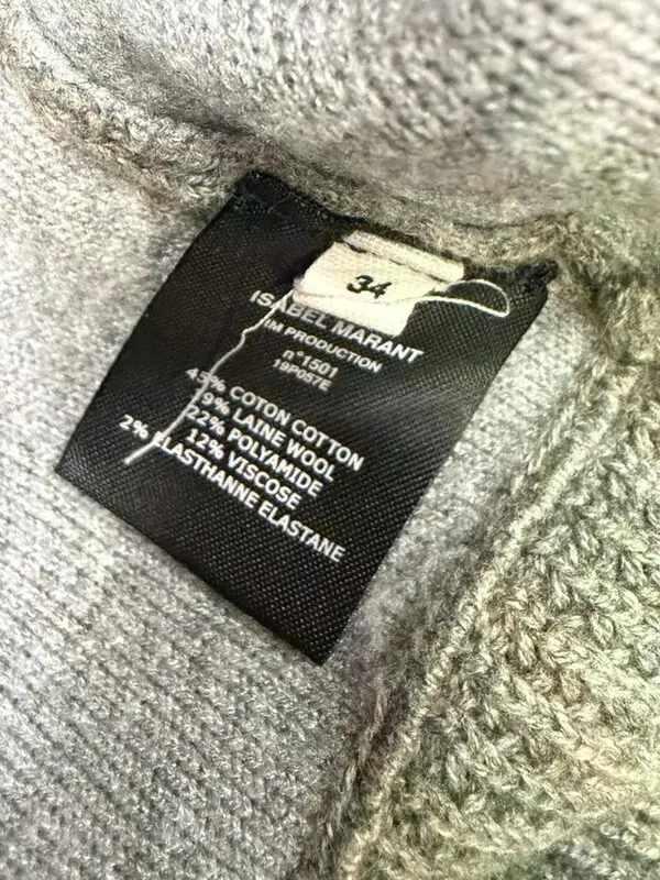 ISABEL MARANT VINTAGE Kelaya Puffed-sleeve Sweater