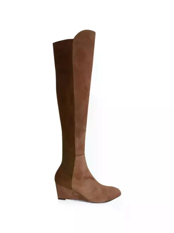 STUART WEITZMAN Blaire Wedge Knee-high Boots - Neutrals