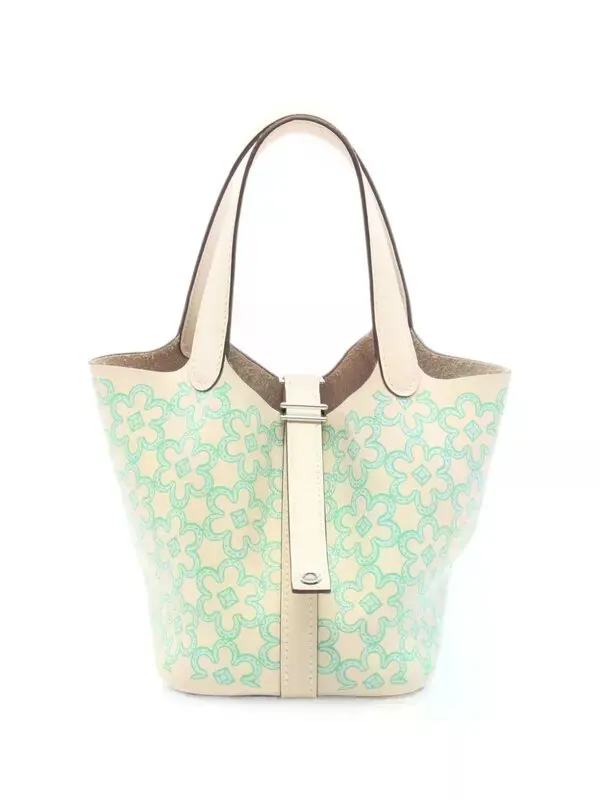 Hermès 2022 Picotin Lock Lucky Daisy Tote Bag - Neutrals