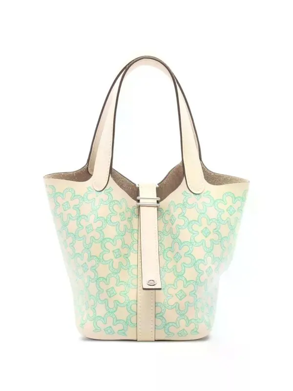 Hermès 2022 Picotin Lock Lucky Daisy Tote Bag - Neutrals