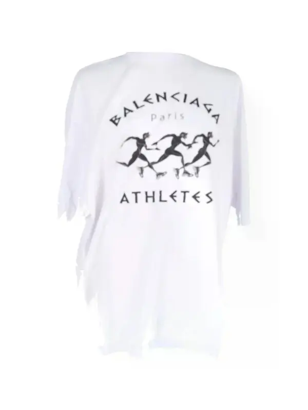 Balenciaga 2010-2020s Triple S Printed T-shirt